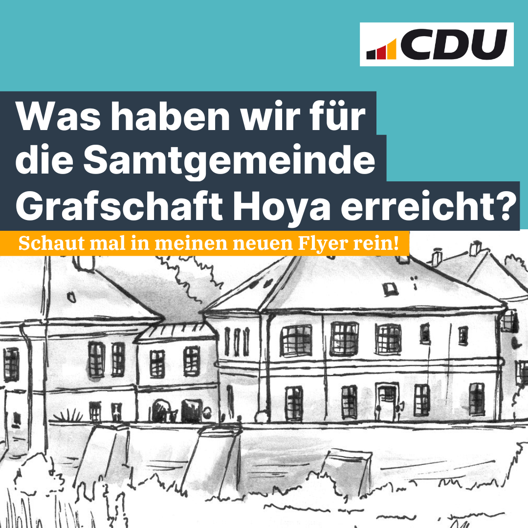 Axel Knoerig: Blick in den Flyer: Was haben wir für die Samtgemeinde ...